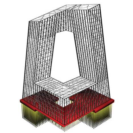 Cctv Building Structure CCTV Headquarters 3D Model Download